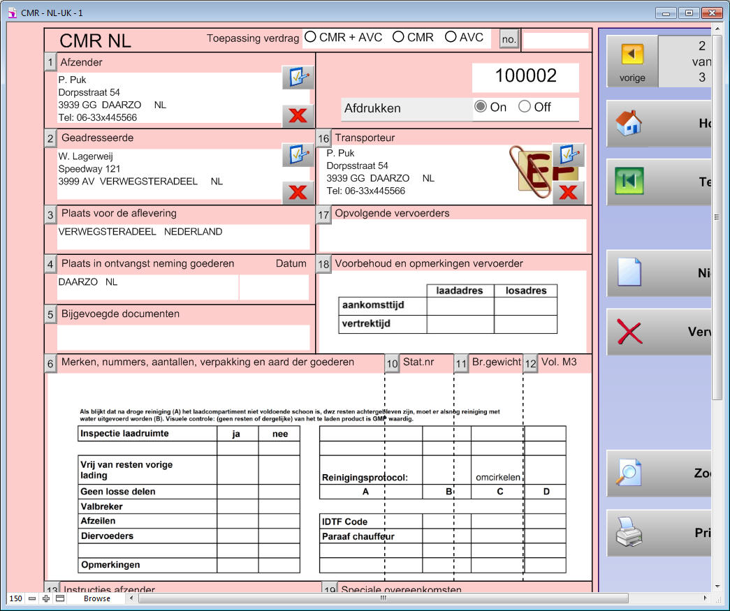 Logo's en kadertjes op het formulier toevoegen - PrintCMR voor uw ...